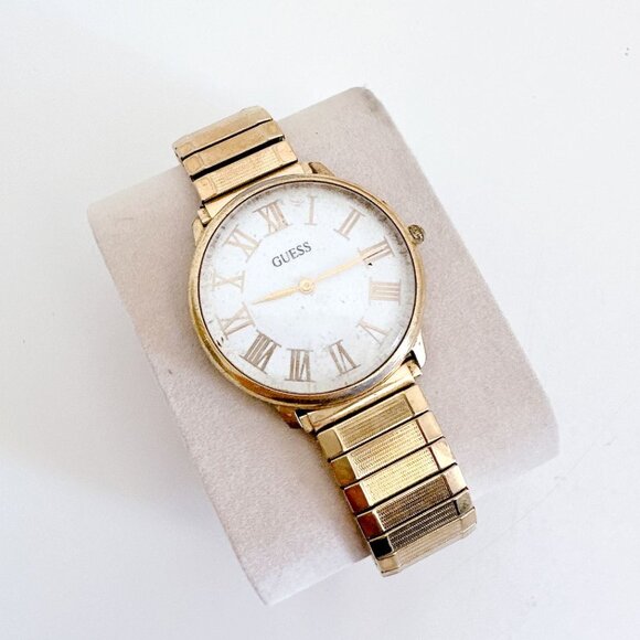 Guess | Accessories | Vintage 991 Guess Wrist Watch Gold Tone Japan ...